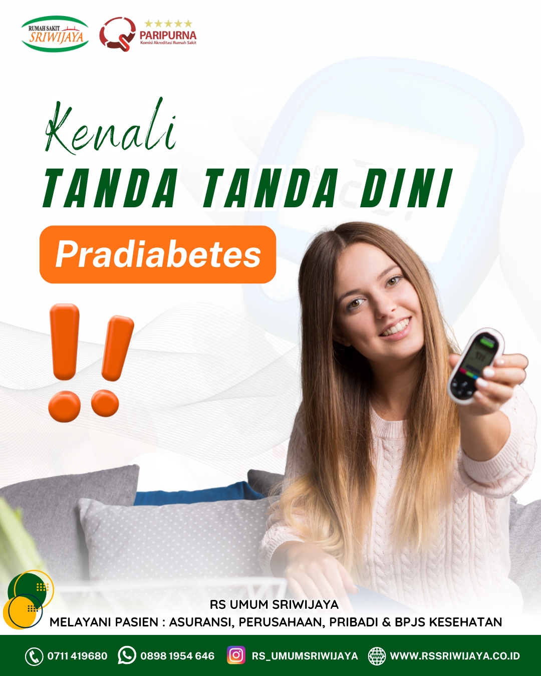 Kenali Tanda tanda Dini Pradiabetes!! - RUMAH SAKIT UMUM SRIWIJAYA